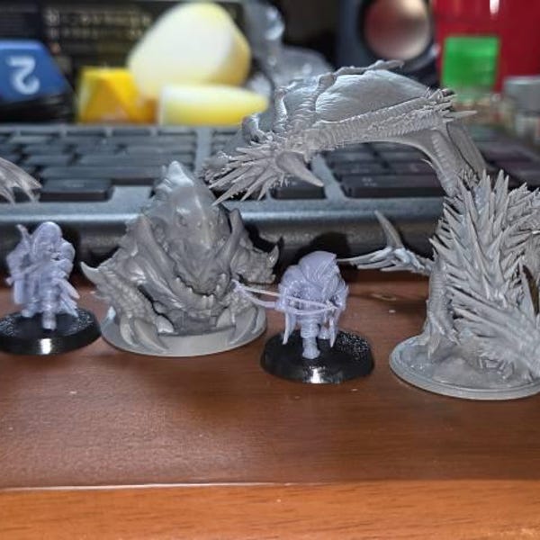 Shadow Knight Mounted, by My3dprintforge Dnd, Dungeon and Dragon Mini ...