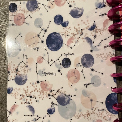 Seashell Planner Dividers, Dashboard Plus Tabbed Dividers, Mini, Pocket ...