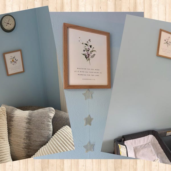 Bible Verse Wall Art Set of 3, the Lord Your God is Good, Minimal ...