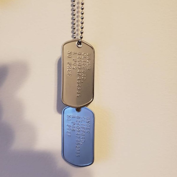 Death Stranding Cliff Unger Military Dog Tags - Etsy