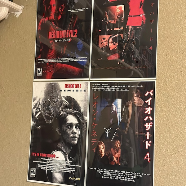 RESIDENT EVIL VILLAGE Dimitrescu Sisters Poster - Etsy