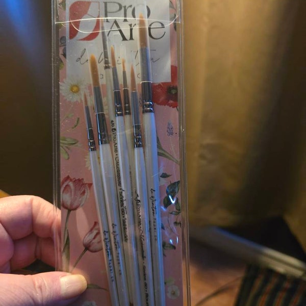 Watercolour Flower Painting Brush Set | Blooms Paintbrush Bundle | Pro ...