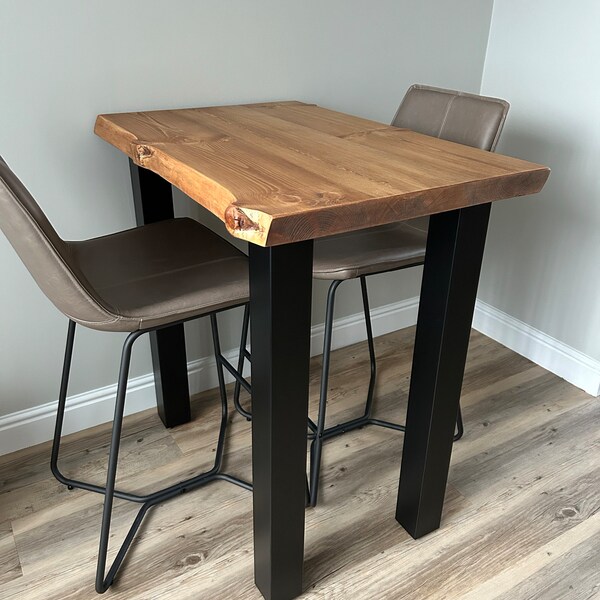 LINA Waney Edge Chunky Coffee Table Solid Rustic Wood - Etsy UK