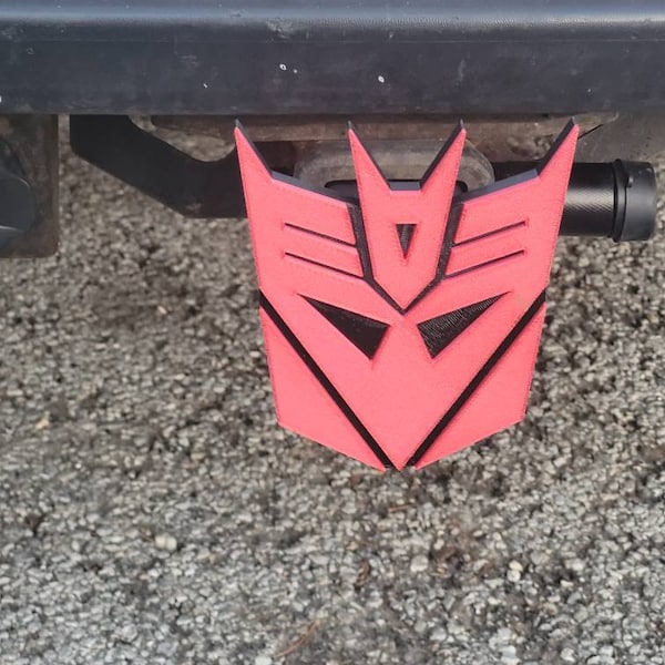 3D Printed Transformer Trailer Hitch Covers. Autobots | Decepticons - Etsy
