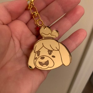 Animal Crossing Isabelle Keychain - Etsy