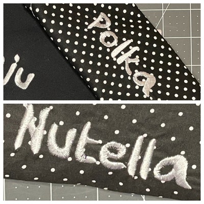 Small Size Machine Embroidery Font Collection BX Fonts 16 Fonts 1/4 ...