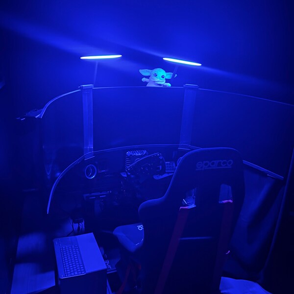 Hue Play Bar Light Mount for Sim Racing | Flight Rig | Adjustable ...