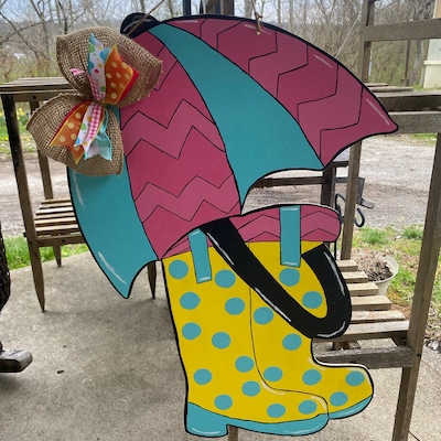 TEMPLATE Spring Template Door Hanger Template DIY Door Hanger Door ...