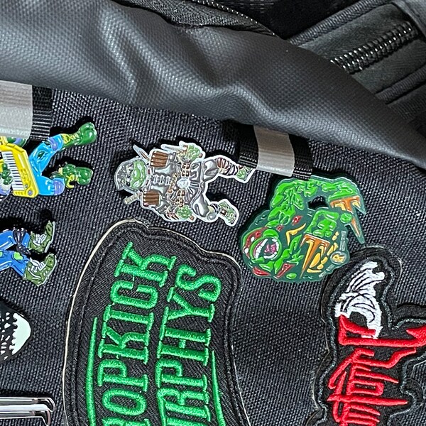 Rorschach/marshall Mashup Enamel Pin - Etsy