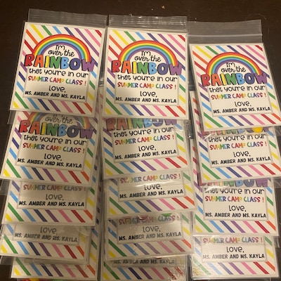 Back to School Glow Stick Gift Label Beginning of the School - Etsy