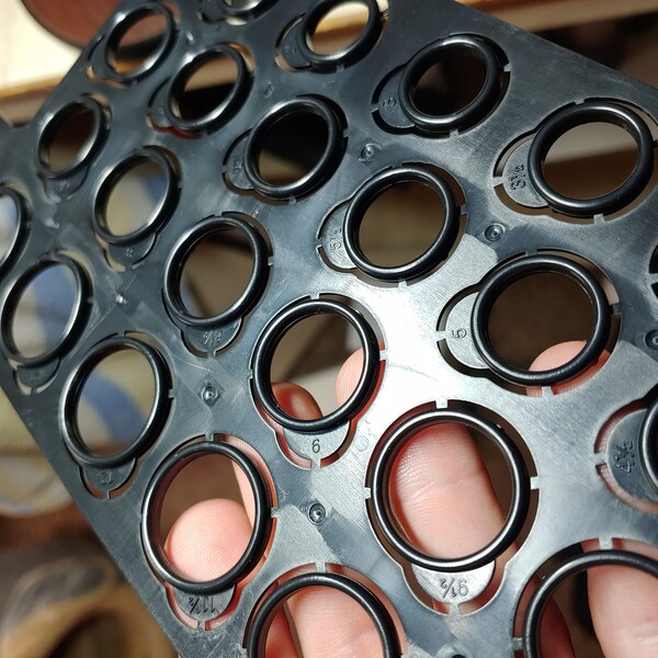 Non Conductive Ring, Black Ceramic and Silver Glass Fiber Wedding Ring ...