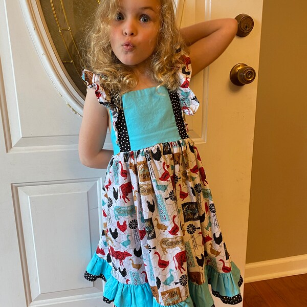 Bellevue Dress PDF Sewing Pattern, Including Sizes 12 Months - 14 Years ...