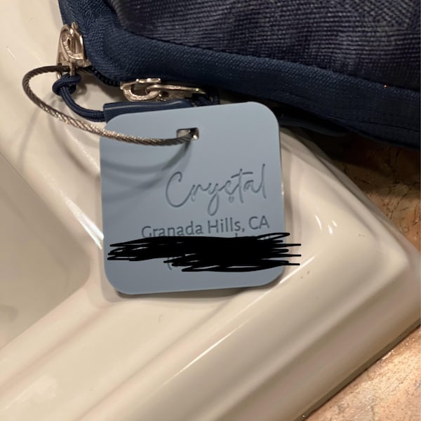 Backpack Tags Personalized, Luggage Tag, Bag Tags, Name Tags for ...