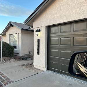 Gold House Number Sign, Vertical Address Plaque, New Home Gift ...