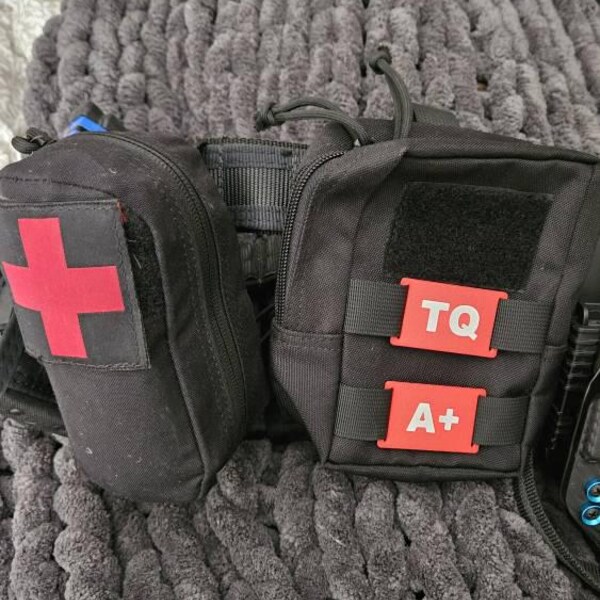 Custom MOLLE Tag Tactical Gear ID | Add Custom Text, Blood Type ...