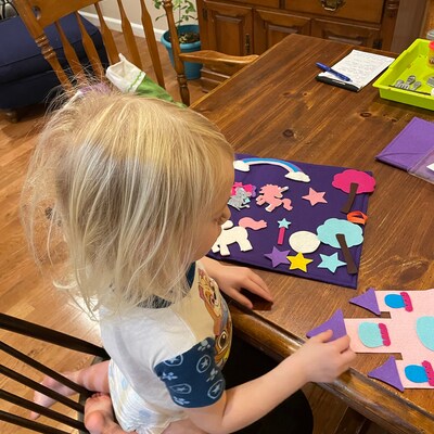 PDF Pattern for Hey Diddle Diddle the Cat and the Fiddle Felt Board ...