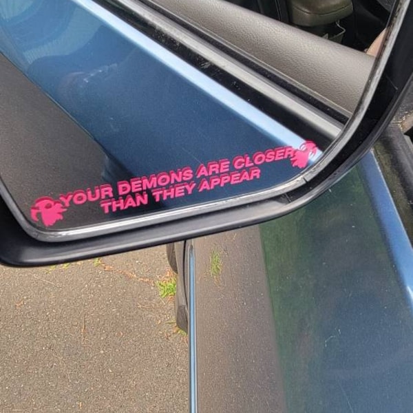 Objects in Mirror Are Ethereal Vinyl Bumper Sticker Decal Car Truck ...