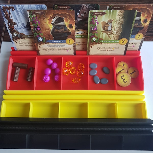 Card & Token Organizer Tray – Premium Plastic Tray for Board Game ...