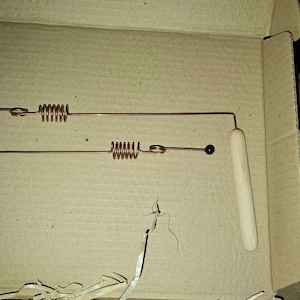 Copper Dowsing Rod With BRASS Metal Tip With BAMBOO CASE Dowsing Rod ...