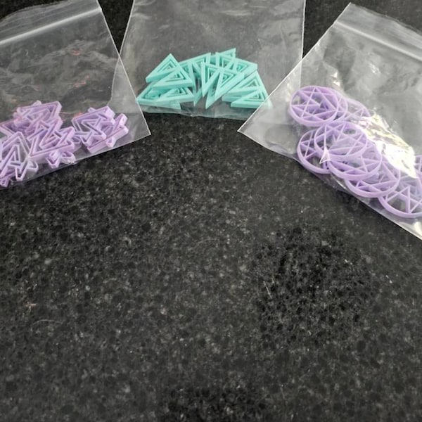 Custom Shape Acrylic Blanks 2.5 for Keychains, Bag Charms, Badge Reel ...