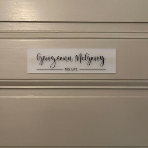 Black Rectangle Wall Sign With 4 Holes Custom Logo Sign for Small ...