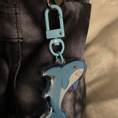 Blahaj Shark Keychain Blåhaj Charm - Etsy
