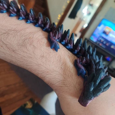 18 Phoenix Fire Pyro Dragon Articulating Flexi by Cinderwing, Fidget ...