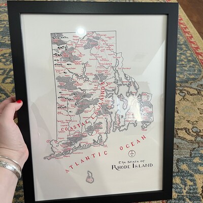 Great Britain Map Hand Drawn Fantasy Map for Home Decor - Etsy