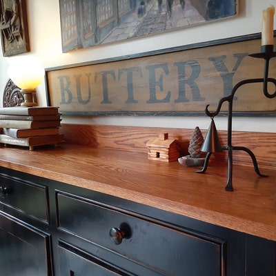 Early Looking Antique Primitive Buttery Sign Custom Personalized Rustic ...