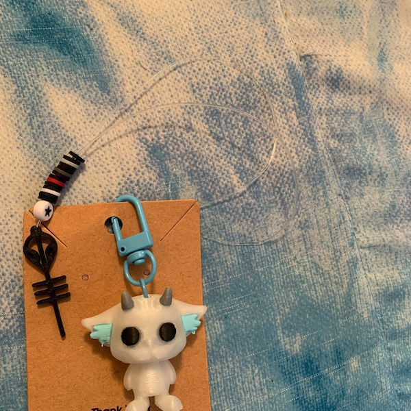 Ned Bayou Glow in the Dark Keychain - Twenty One Pilots Gift - Clancy ...