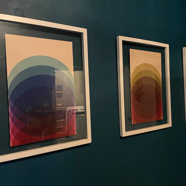 Set of 2 Cool Modern Abstract DIGITAL Prints - Etsy