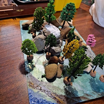 Miniature Trees for Models, Resin, and Crafts 10ct P - Etsy