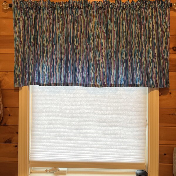 Yellow Roses Valance – Cottagecore Vintage Rose Floral Curtain ...