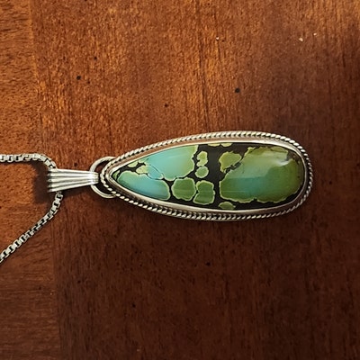 High Grade Classic Lone Mountain Spiderweb Turquoise, Gem Quality, Rare ...