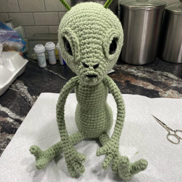 Alien Crochet Pattern - PDF File - Etsy