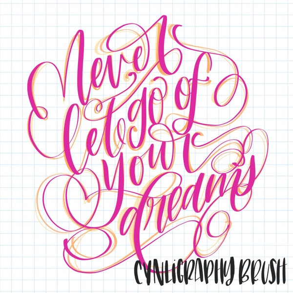 Printable Calligraphy & Hand Lettering Guidesheets | Blank Practice ...