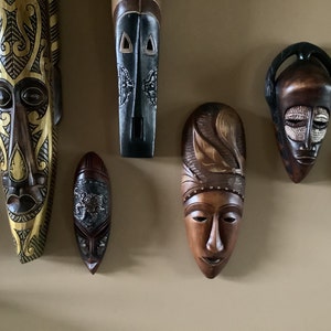 Wood Maskpair of Fulani Elephant Mask Wall Hanging Maskwall - Etsy