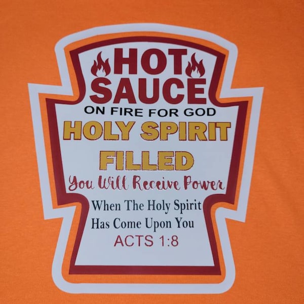 Hot Sauce Christian Condiment SVG/PNG - Etsy