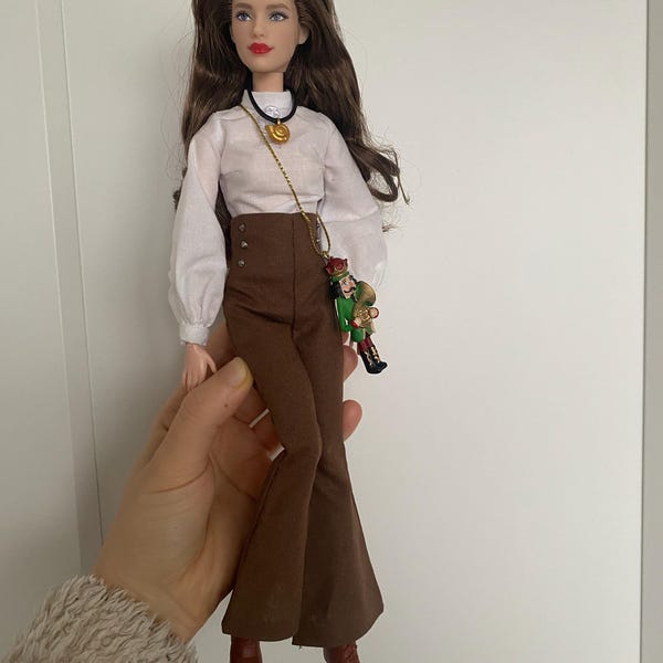 Sewing Pattern for Flared Pants With High Waisted Bell-bottoms or ...