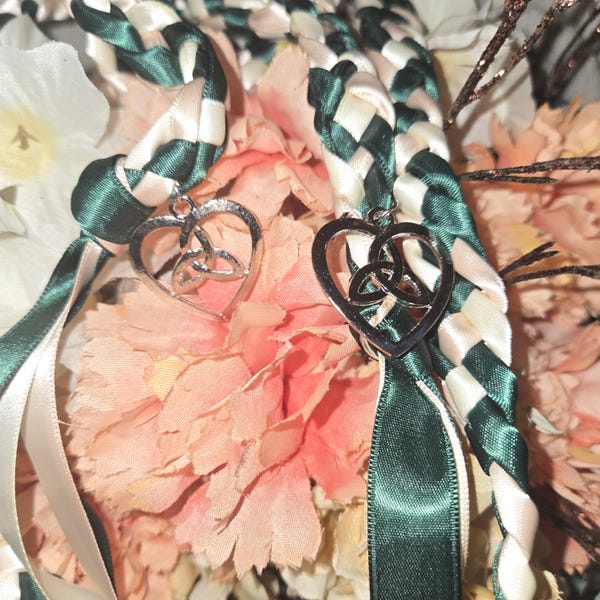 Sage Green and Ivory Ceremony Braid- Tree of Life- 6 or 9 Feet- Wedding ...