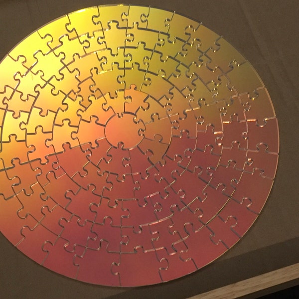 Clear Impossible Round Acrylic Jigsaw Puzzle - 100 Color Changing ...