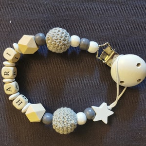 Beautiful Handmade Personalised Dummy Clip Wooden Dummy - Etsy