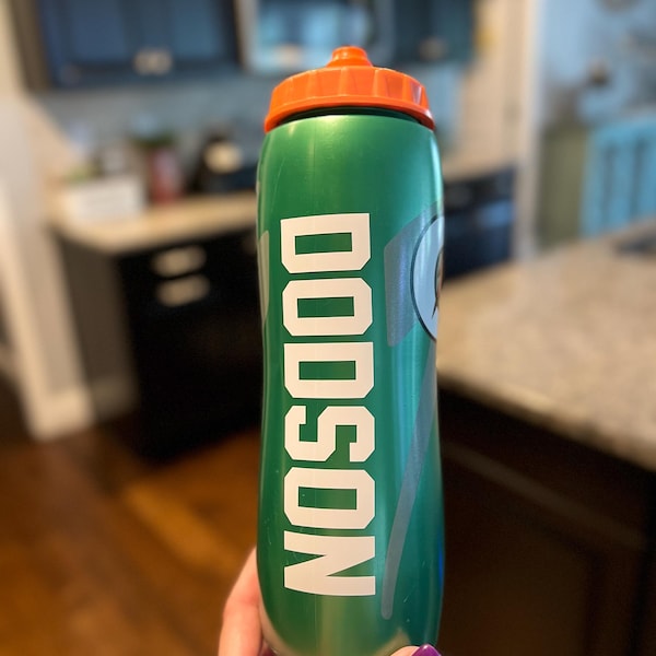 Personalized Sports Water Bottle Decal: for Gatorade Bottle Name Sicker ...