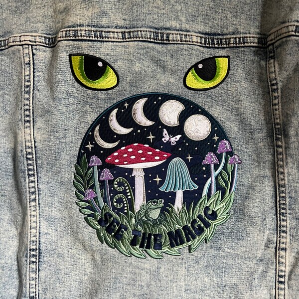 Lightning Thunder Embroidered Patch / Badge, Iron On, Sew on Patchion ...