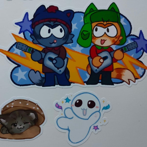 Gnarp Gnarp Gnarpy-alien Kitty Cat Loaf Meme Small Sticker - Etsy