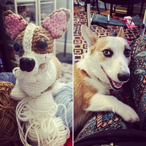 Corgi Dog Amigurumi Crochet Pattern, Crowley the Cerberus Three Headed ...