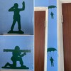 Set of 22 Toy Army Men Wall Vinyl Decal Stickers | Kids Army Soldiers ...