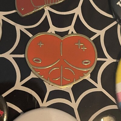 Shy Guy SCP 096 Hard Enamel Gold Pin - Etsy