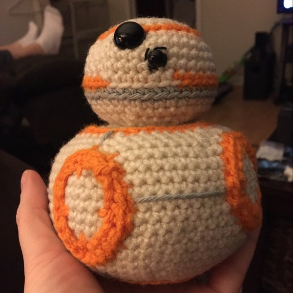 Crochet Amigurumi Pattern Star Wars BB8 - BB-8 - Etsy Denmark