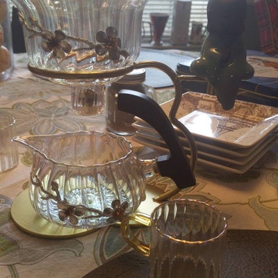 Glass Boiling Tea Pothigh Temperature Resistant Steaming - Etsy